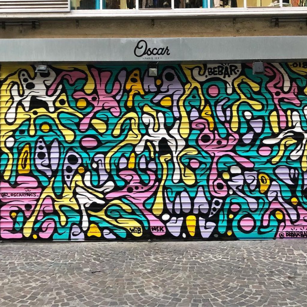 Bebar - Quai 36, Production d'art urbain