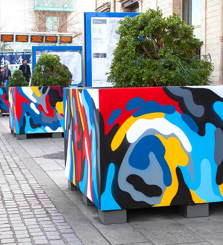 Taroe - Quai 36, Production d'art urbain