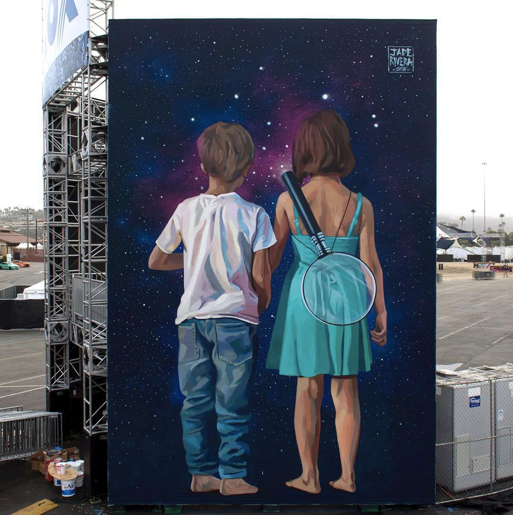 JADE RIVERA - Quai 36, Production d'art urbain
