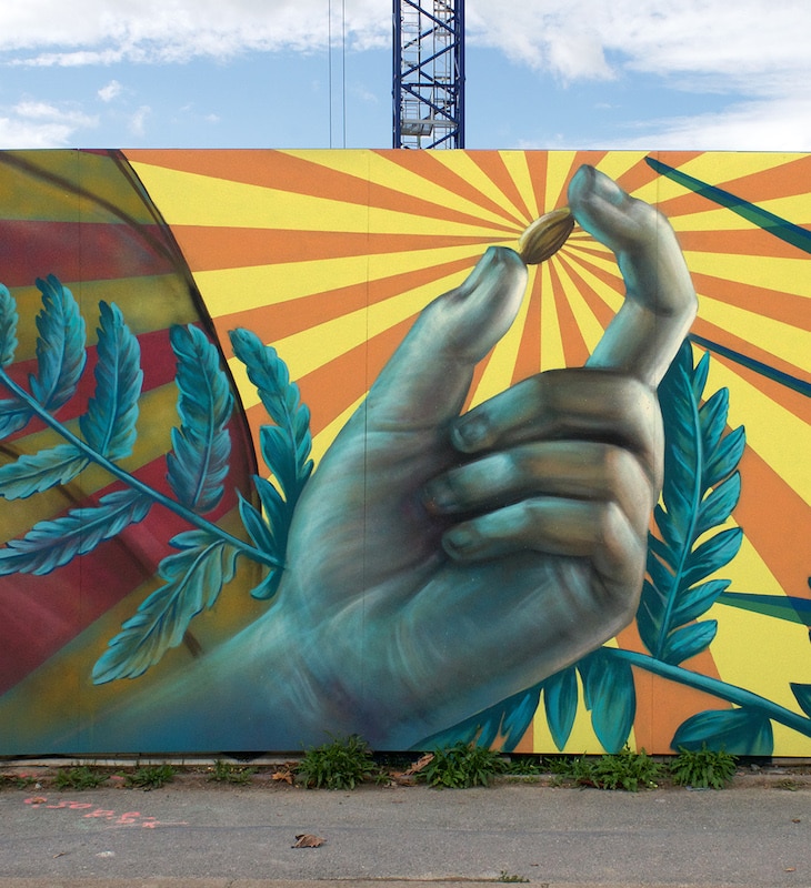 Beau Stanton - Quai 36, Production d'art urbain