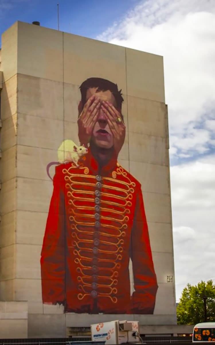 Sainer - Quai 36, Production d'art urbain