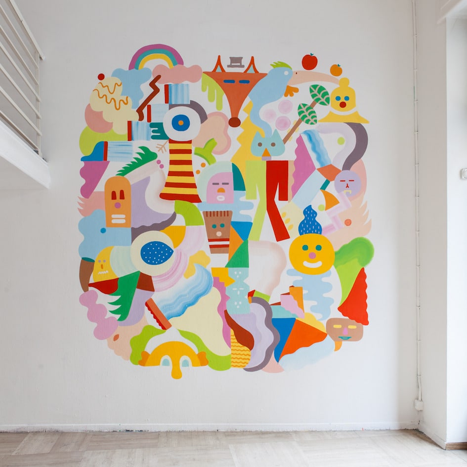 Mina Hamada & Zosen - Quai 36, Production d'art urbain